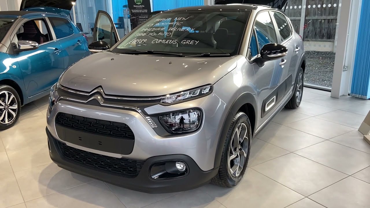 Citroen C3 1.2 PureTech Shine EAT6 (s/s) 5dr Walkaround Cumulus Grey ...