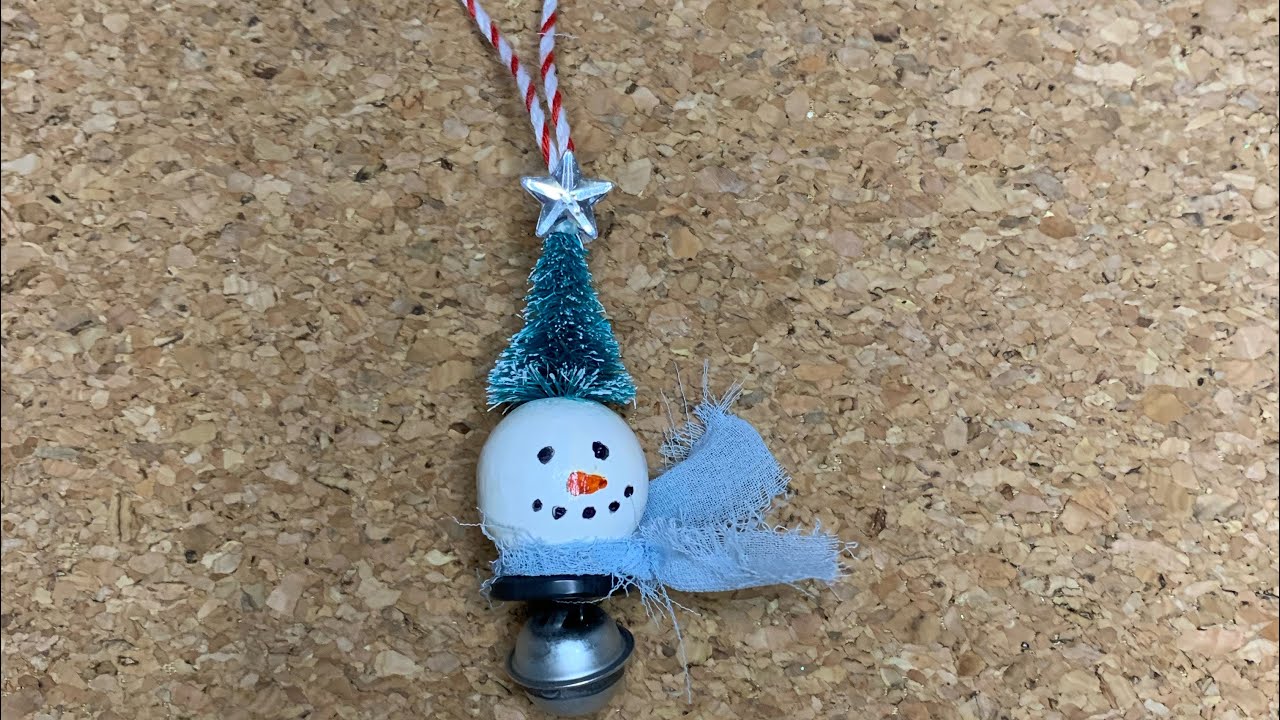 Vintage theme Thread spool Snowman ornaments #satmornmakes ...