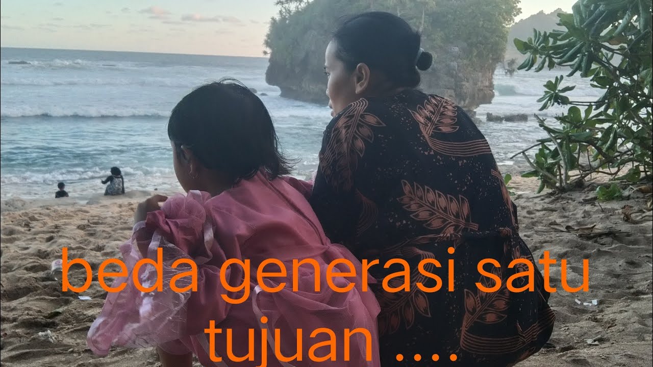 wisata pantai Selok(jalur lintas selatan Malang Jatim Indonesia) - YouTube