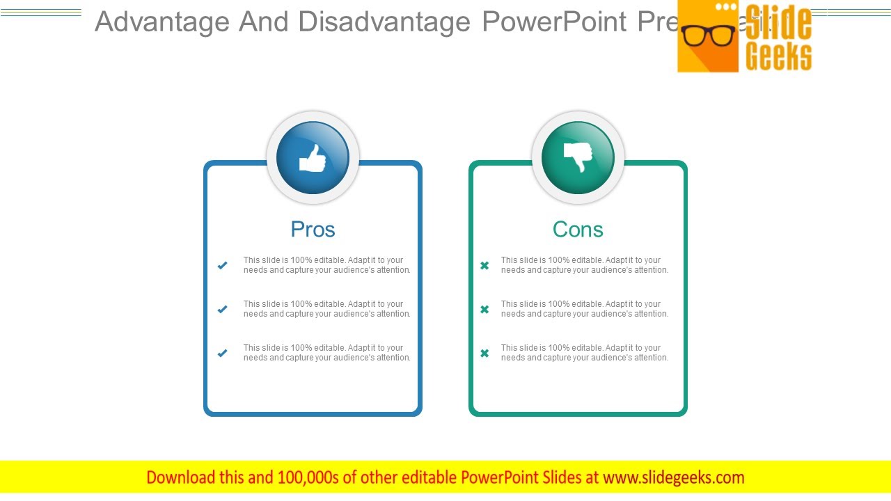 Advantage And Disadvantage Powerpoint Presentation - YouTube