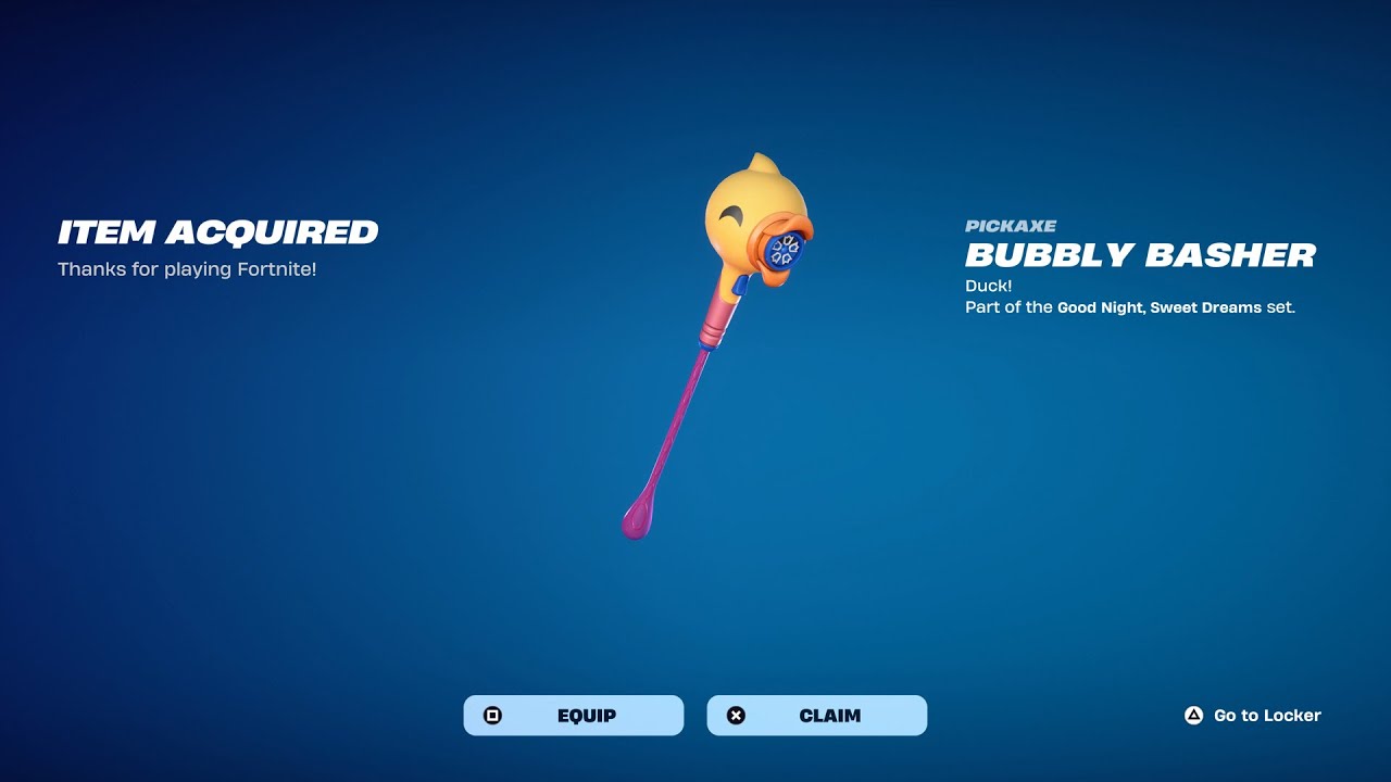 How To Get Bubbly Basher Pickaxe NOW FREE In Fortnite! (Free Bubbly ...