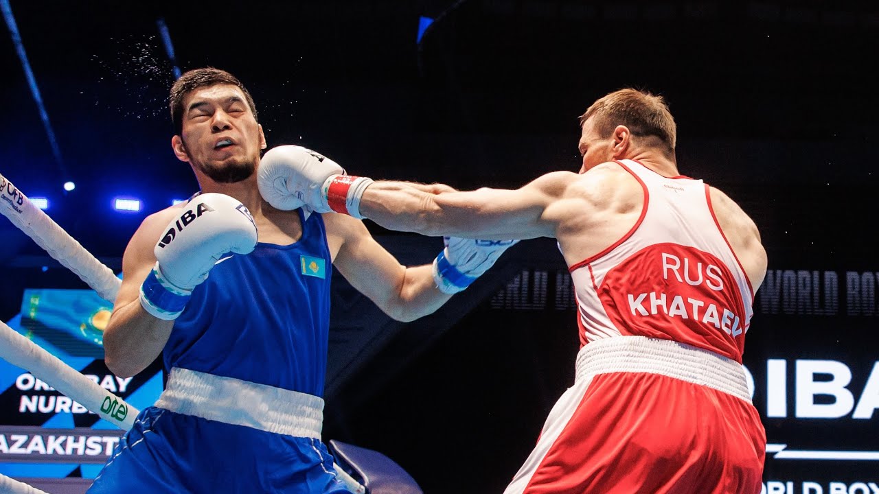 Imam Khataev (RUS) vs. Nurbek Oralbay (KAZ) IBA World Boxing ...