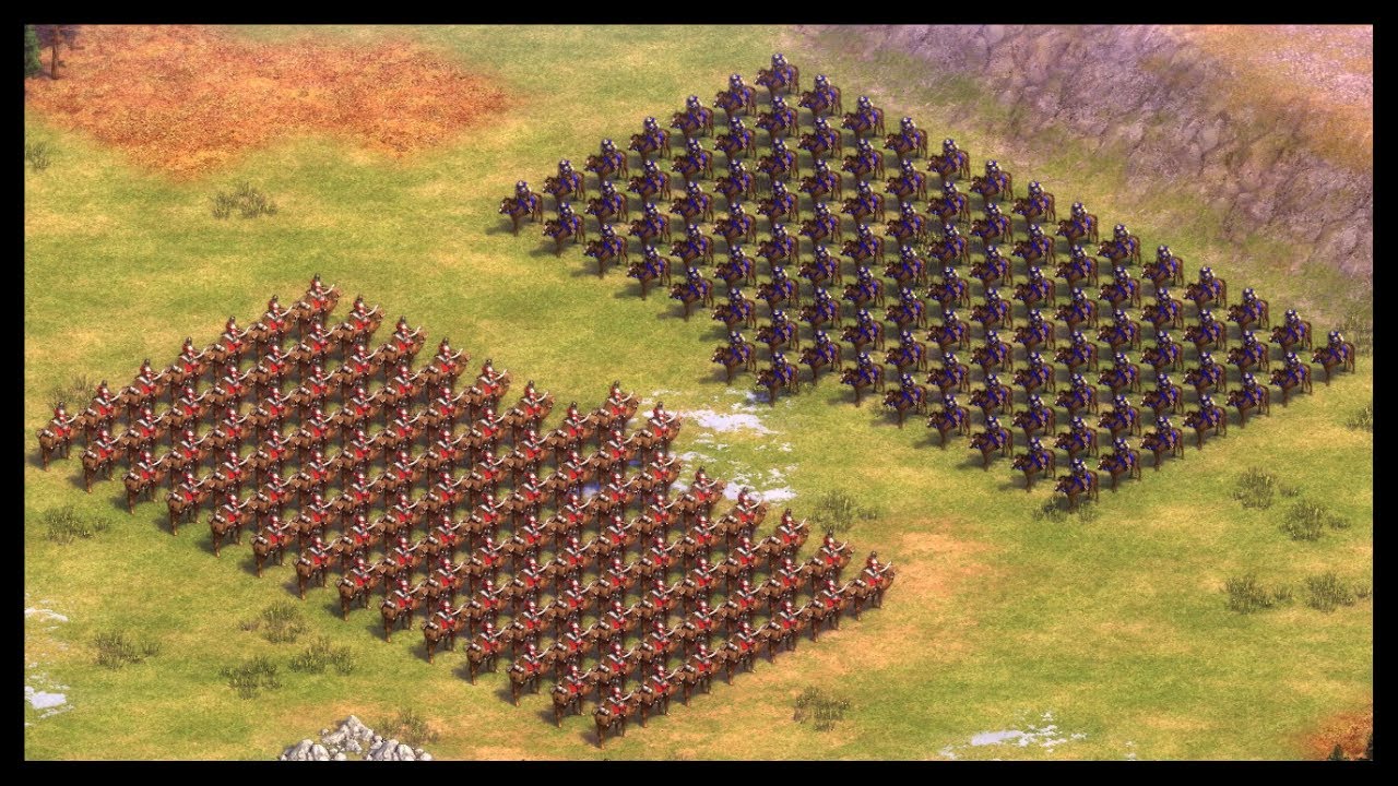 AGE OF EMPIRES II: 100 ELITE CONQUISTADORS VS 100 ELITE MAMELUKES - YouTube