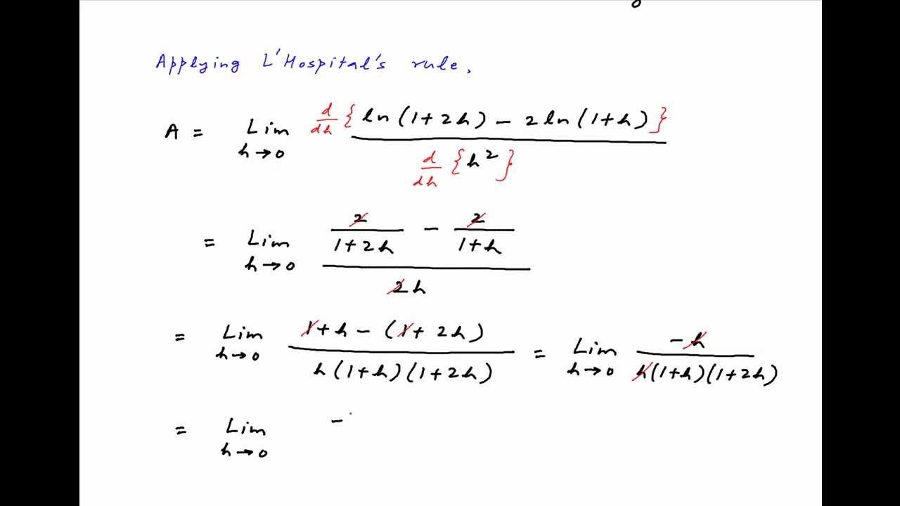 IIT 1997 Find The limit Of Ln 1 2h 2ln 1 h Square h As H iit-1997-find-the-limit-of-ln-1-2h-2ln-1-h-square-h-as-h