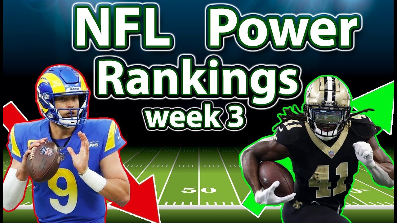 NFL Week 3 Power Rankings! - YouTube