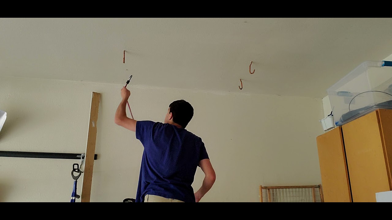 Making a homemade basketball hoop - YouTube