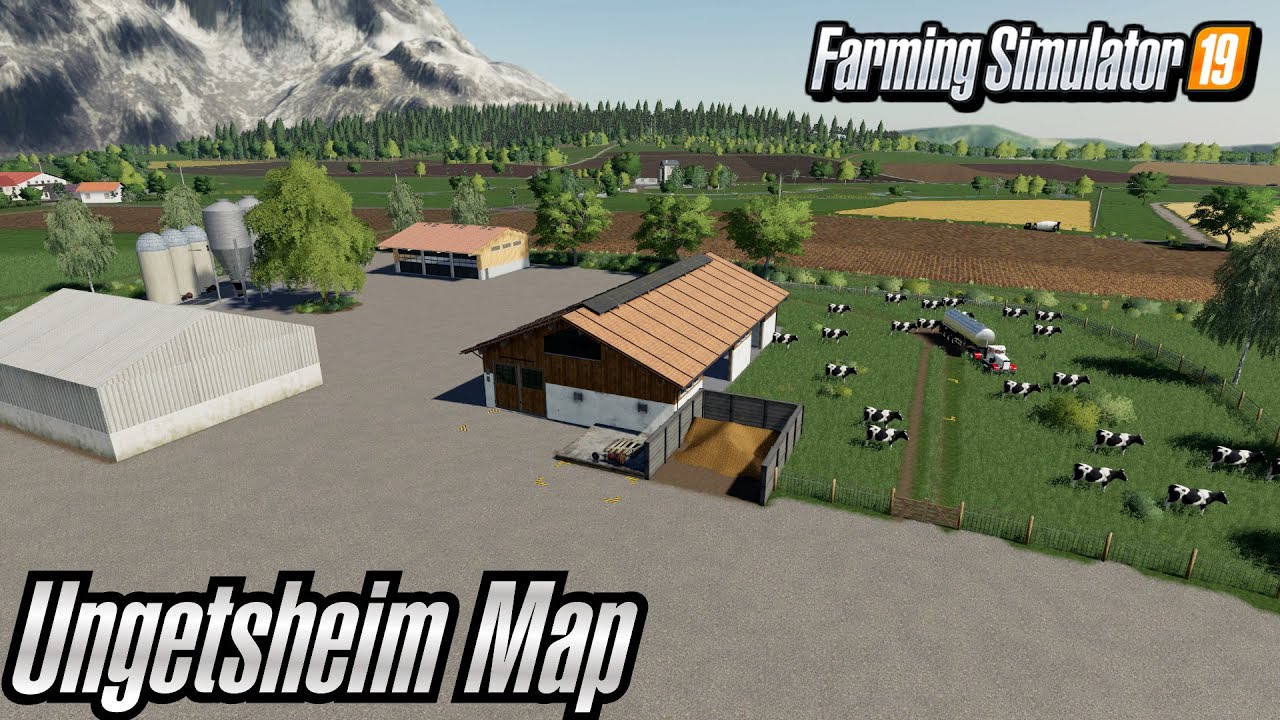 FS19 BUILD NEW BASE AT UNGETSHEIM MAP FARMING SIMULATOR 19 MODS - YouTube