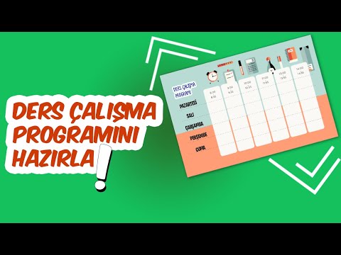 Günlük Ders Çalışma Programı Nasıl Yapılır?