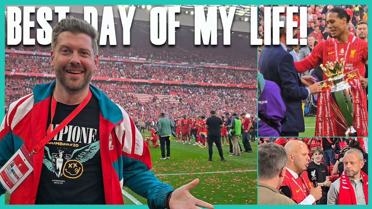 I Went PITCHSIDE With The Premier League Champions!!! 🤯 | Liverpool ...