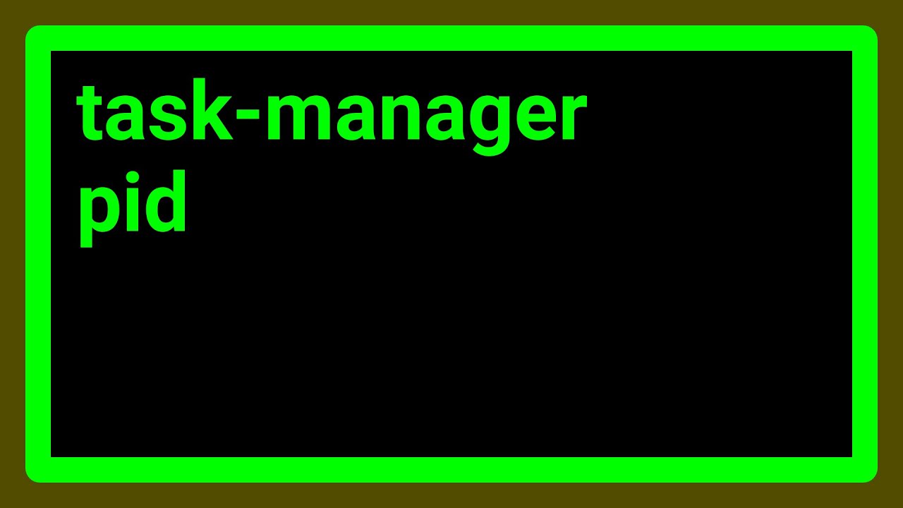 PID number in Task Manager can't be found - YouTube