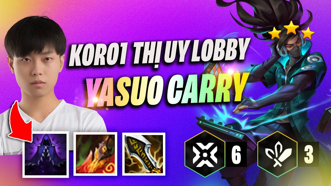 KORO1 TÁI KHỞI ĐỘNG GIÁO ÁN YASUO CARRY 6 TRUE DAMAGE - TƯỚNG 1 VÀNG LÀ ĐÂY Ư ? - YouTube