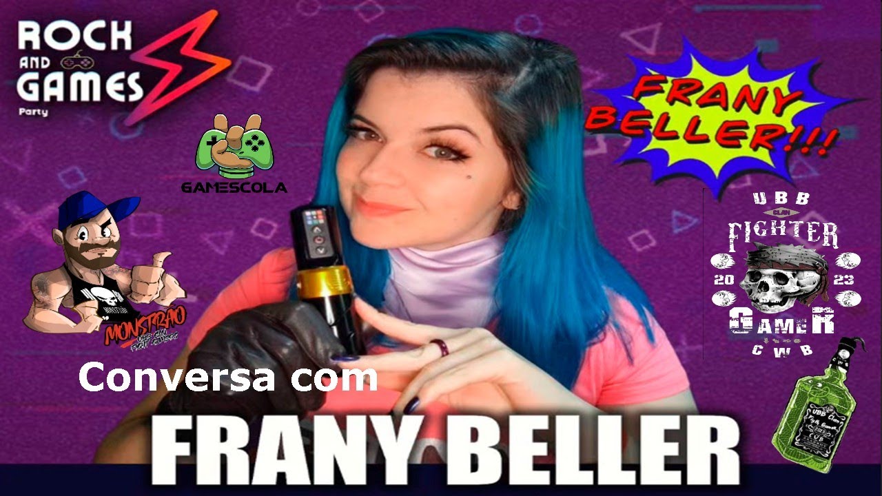Conversa com Franny Beller Tatoo Bastidores do Rock and Games Party no ...