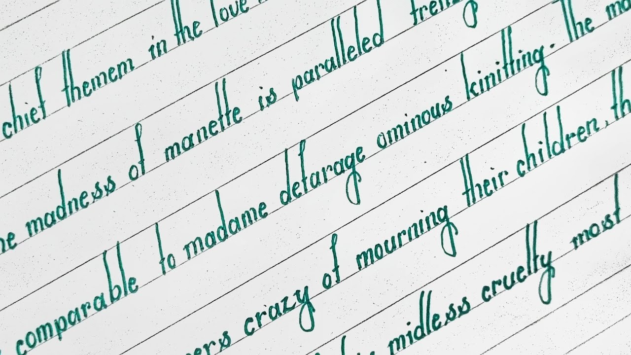 Neat And Clean Handwriting || English Handwriting Kaise Sudhare ...