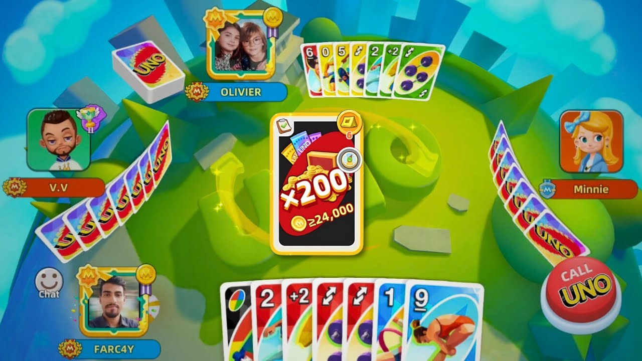 UNO Mobile Gameplay 2V2 | Classic 200x | FARC4Y - YouTube