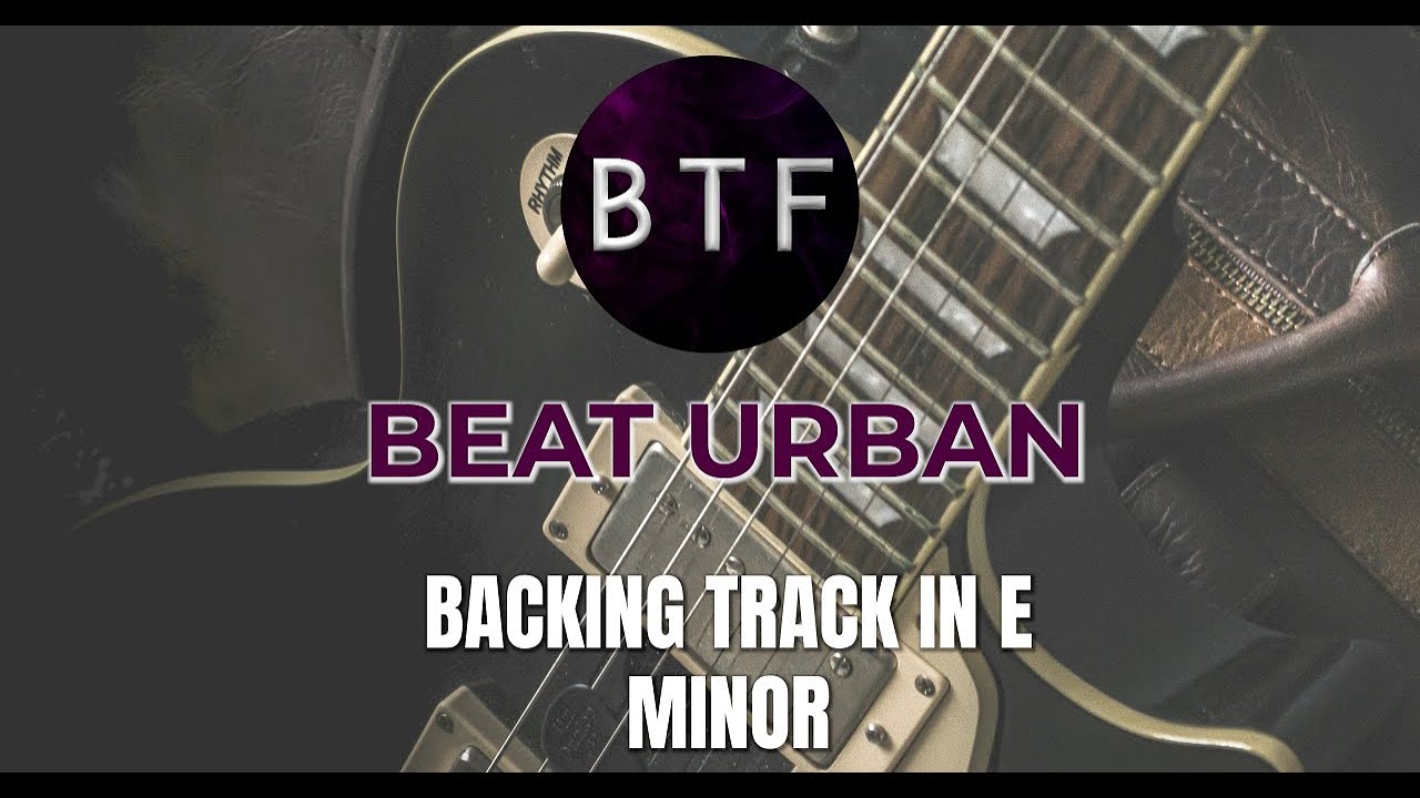 Backing Track Beat Urban in E minor #improvisation #guitar # ...