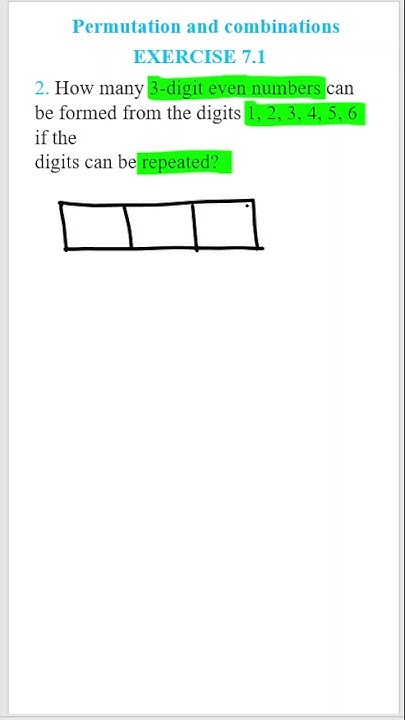 3-Digit Even Numbers from 1-6 Digits? 🔥 Permutation Trick for Exams! #Shorts #Math - YouTube