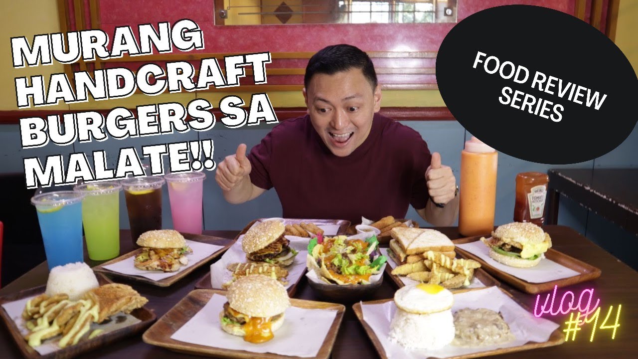 MURANG HANDCRAFT BURGERS SA MALATE!! I NAPAKASULIT, AT SWAK SA BUDGET ...