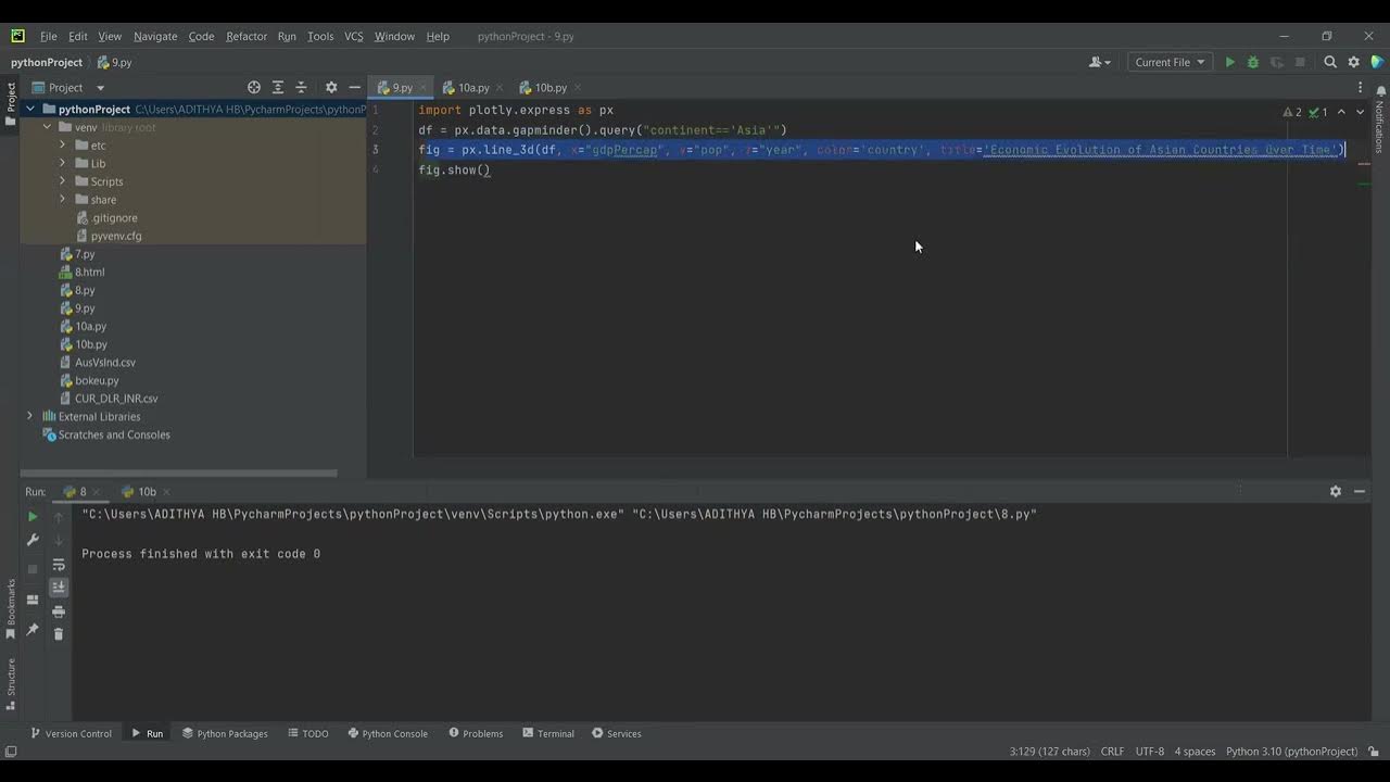 Data Visualization with Python (BCS358D)--Program 9 - YouTube