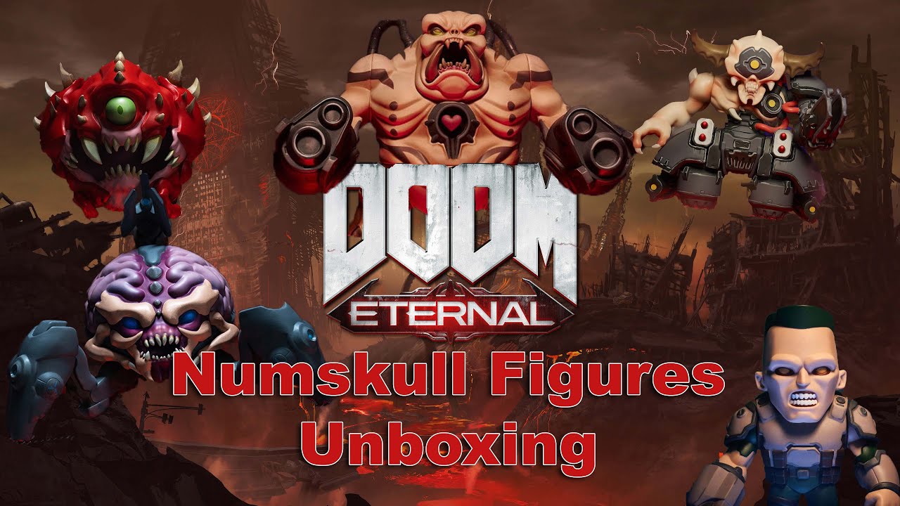 Numskull Doom Eternal Figure Haul - Unboxing With Mystery Figure - YouTube