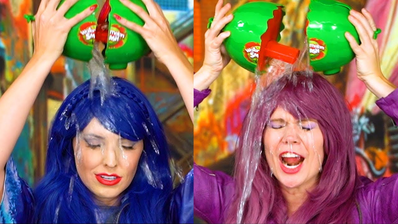 WATERMELON SMASH GAME. We Try the Exploding Watermelon Challenge with ...