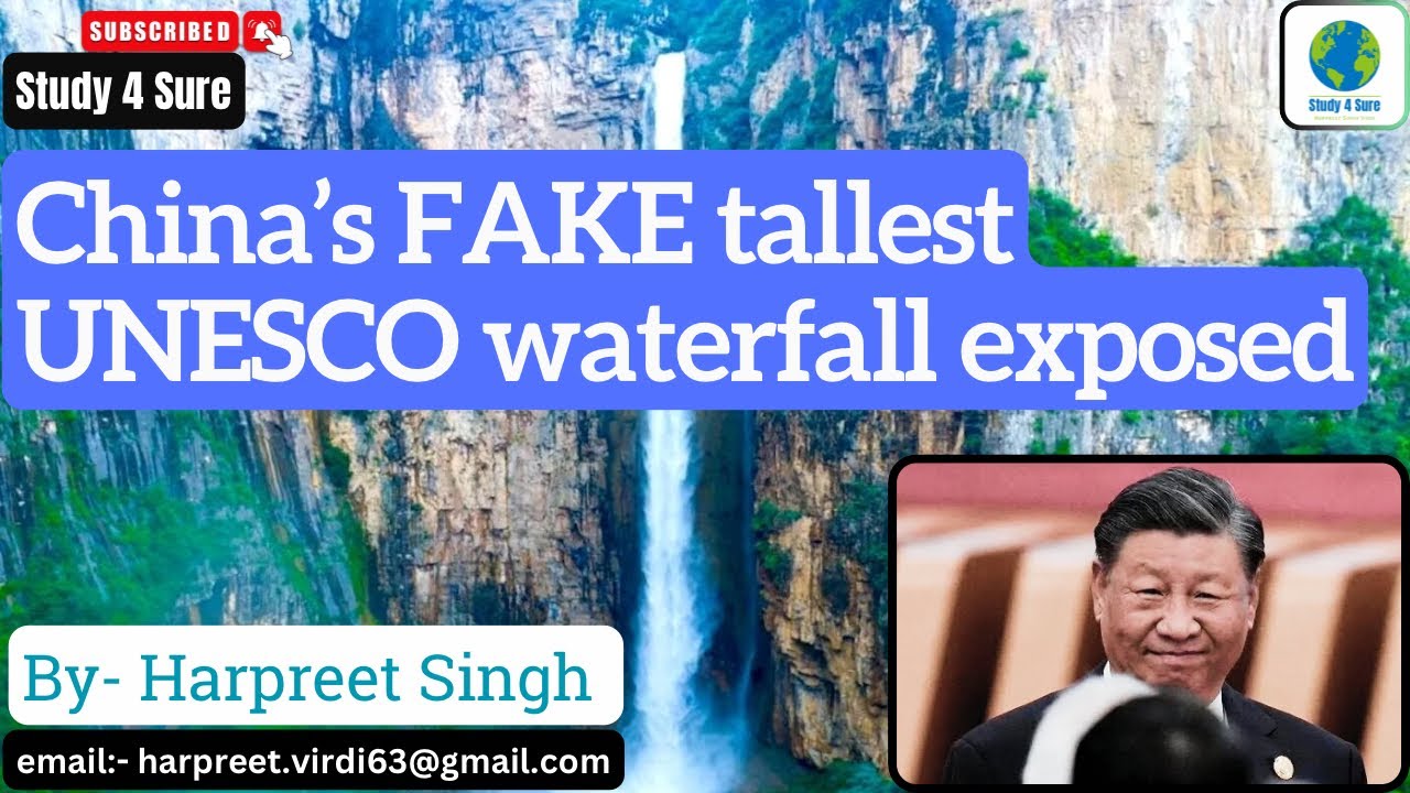 China UNESCO waterfall FAKE Exposed | YUNTAI waterfall | UNESCO ...