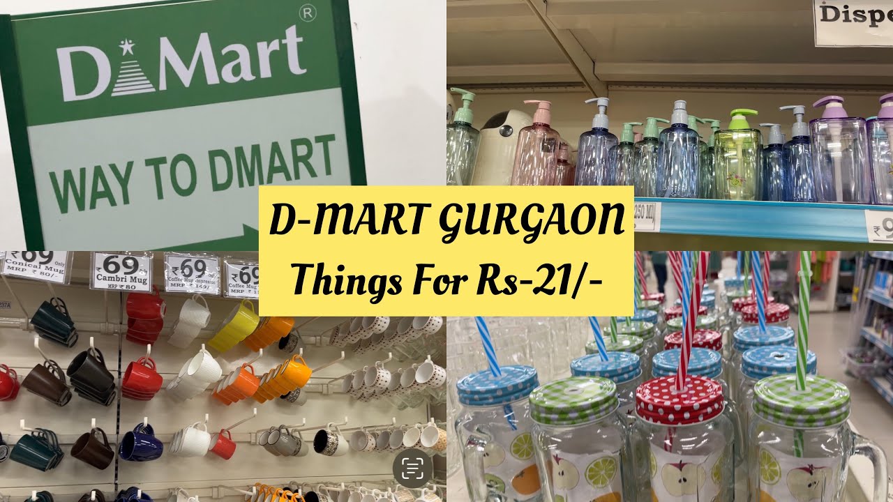 D-MART GURGAON , Affordable Household Things ️ #youtube #youtuber # ...