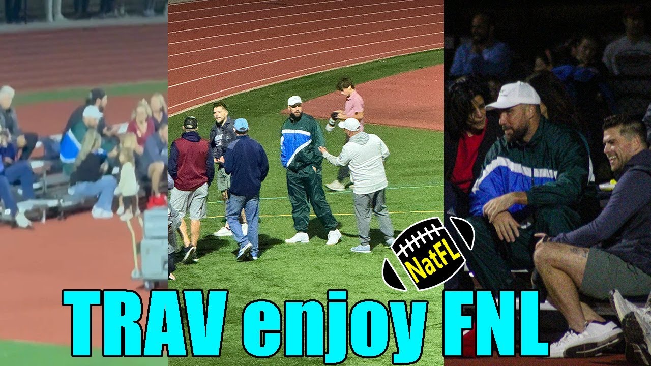 Travis Kelce & Patrick Mahomes spotted at the St James Academy vs Mill ...