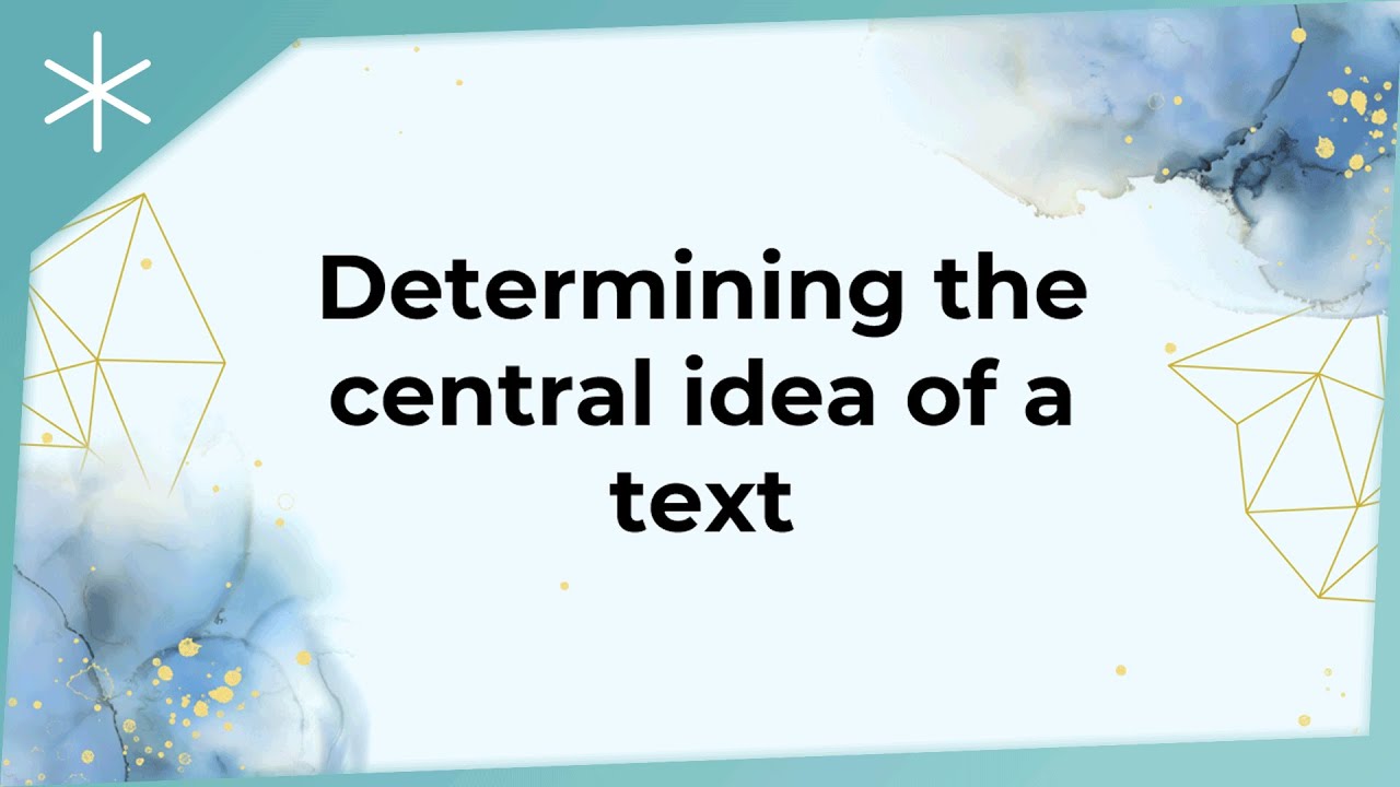 Determining The Central Idea Of A Text YouTube determining-the-central-idea-of-a-text-youtube