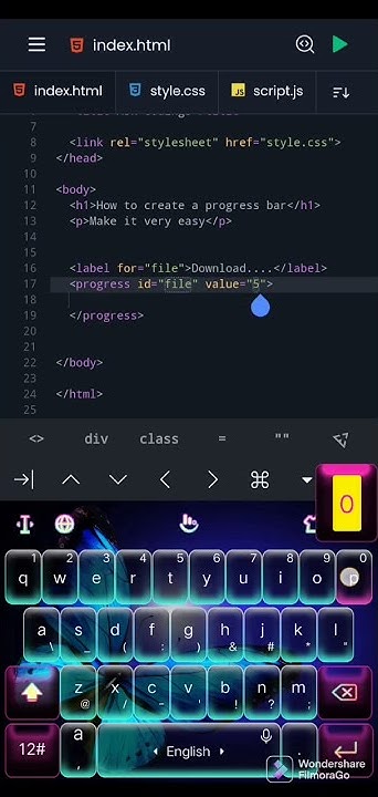 Make Progress Bar Html Css Download Bar Html Css Se Youtube