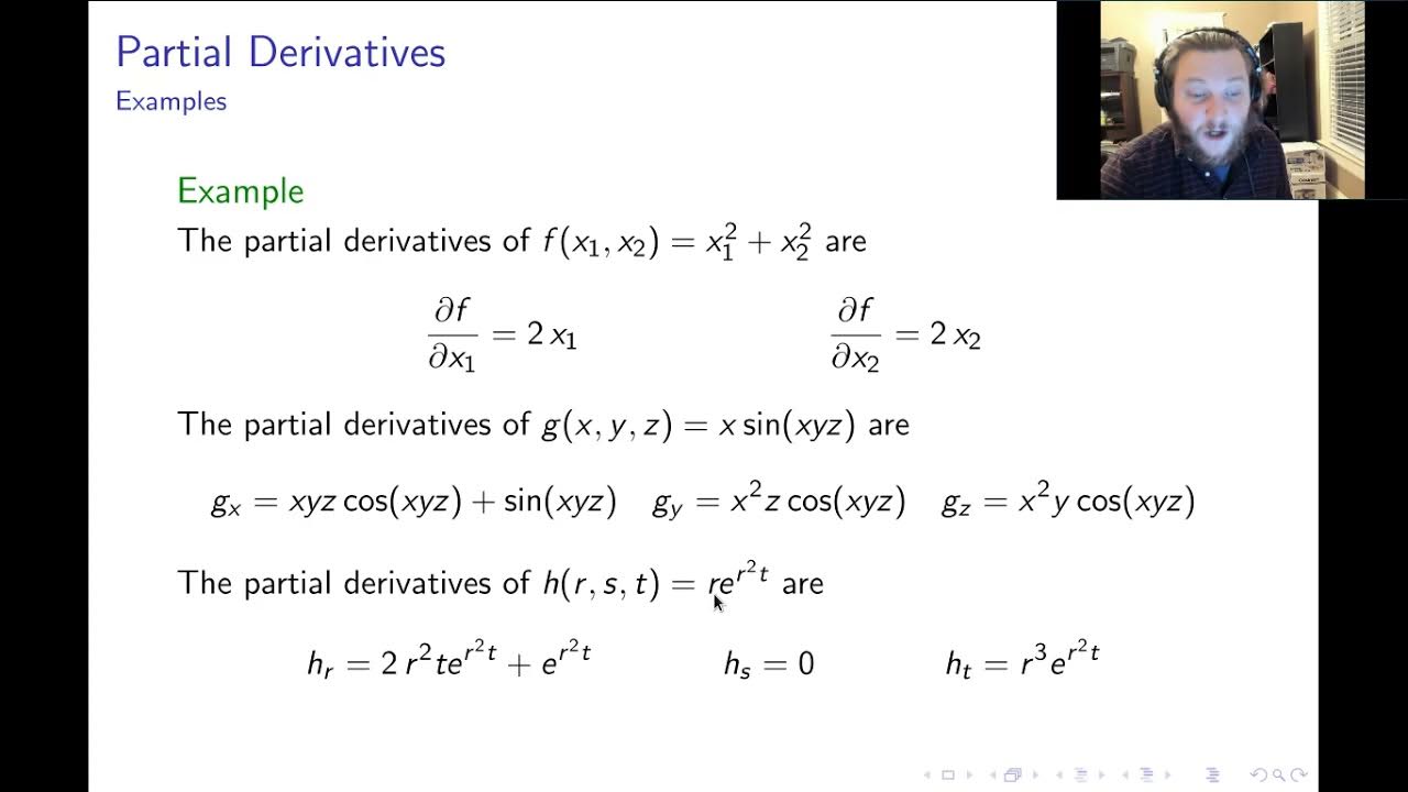Partial Derivatives: Part 3/4 "Partial Derivatives" - YouTube