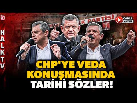 ÖZGÜR ÖZEL SON KEZ CHP KÜRSÜSÜNDE KONUŞUYOR! Yeni Parti İçin Beklenen Açıklama Geldi!
