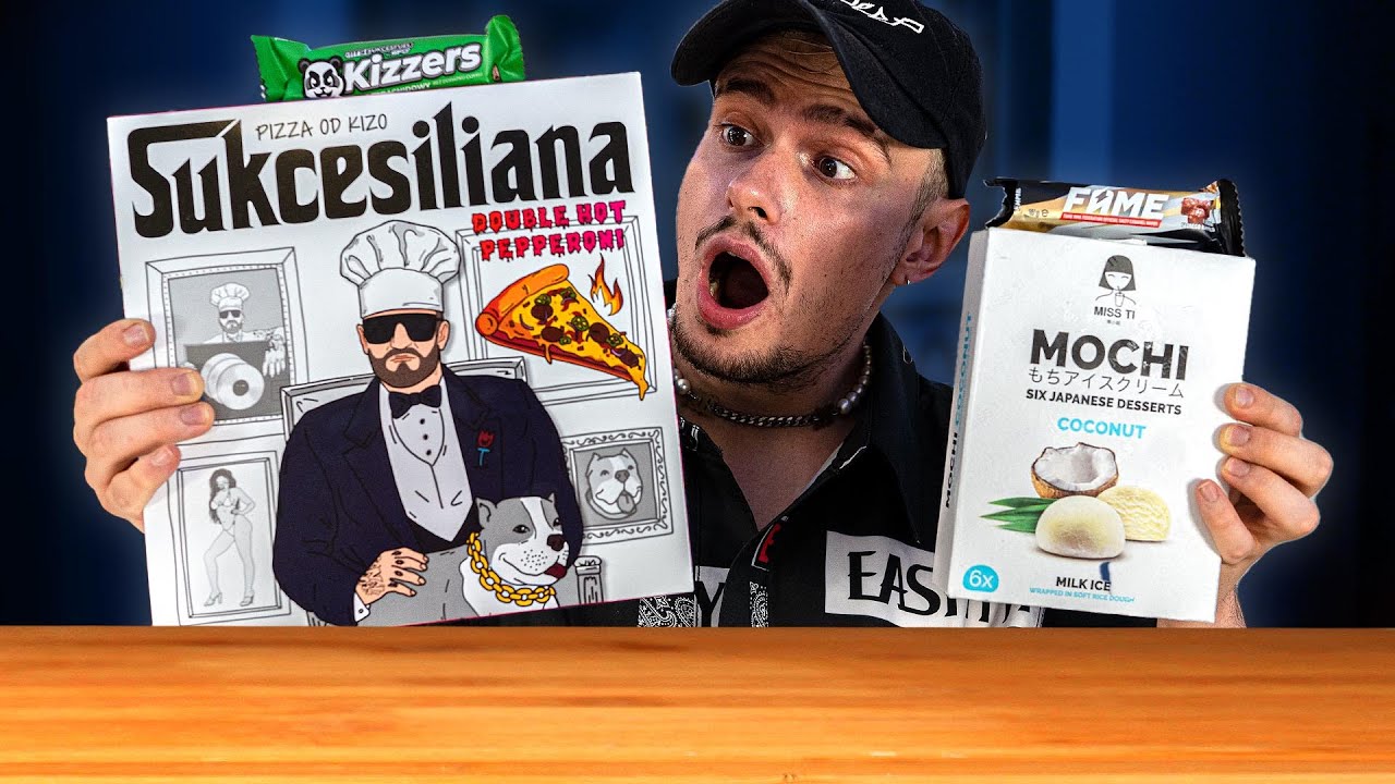 Zjedliśmy NOWĄ PIZZE KIZO, NOWY BATONIK FAME, NOWE LODY QUEBONAFIDE ...