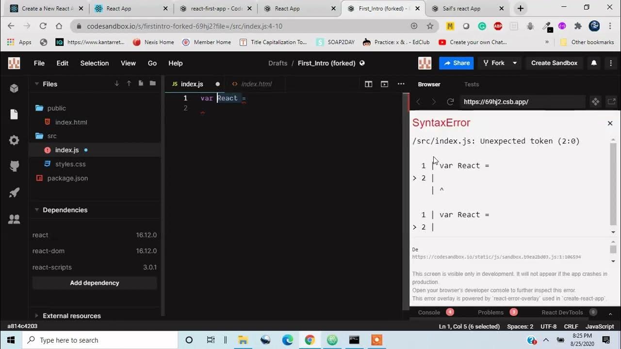 Beginner's Guide to React Apps: Getting Started with JSX! - YouTube