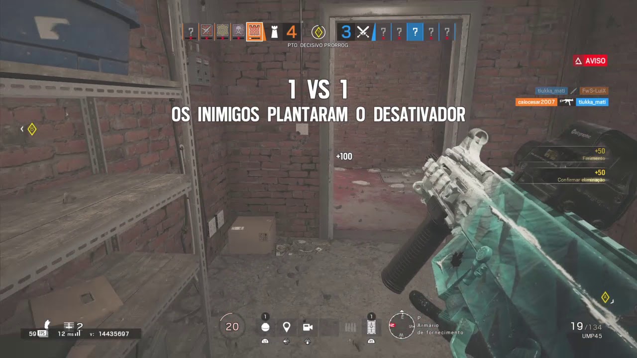 Tom Clancy's Rainbow Six® Siege gameplay de castle - YouTube