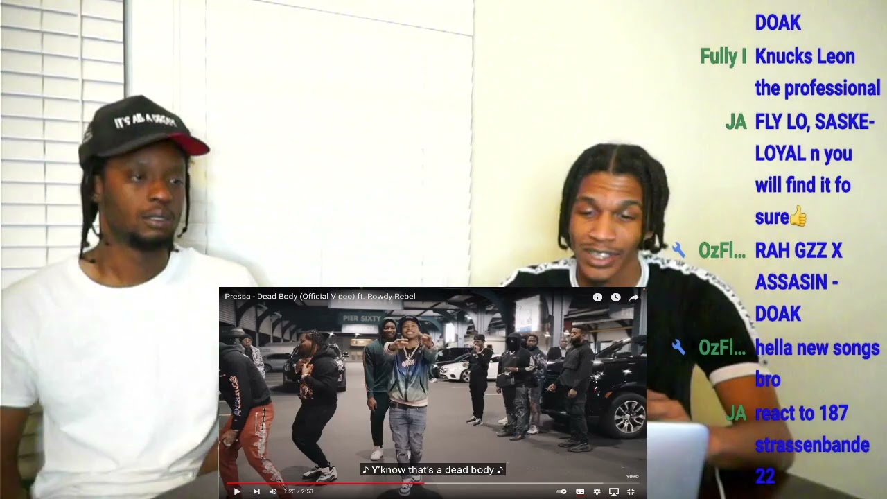 Pressa - Dead Body (Official Video) ft. Rowdy Rebel (LIVE REACTION ...