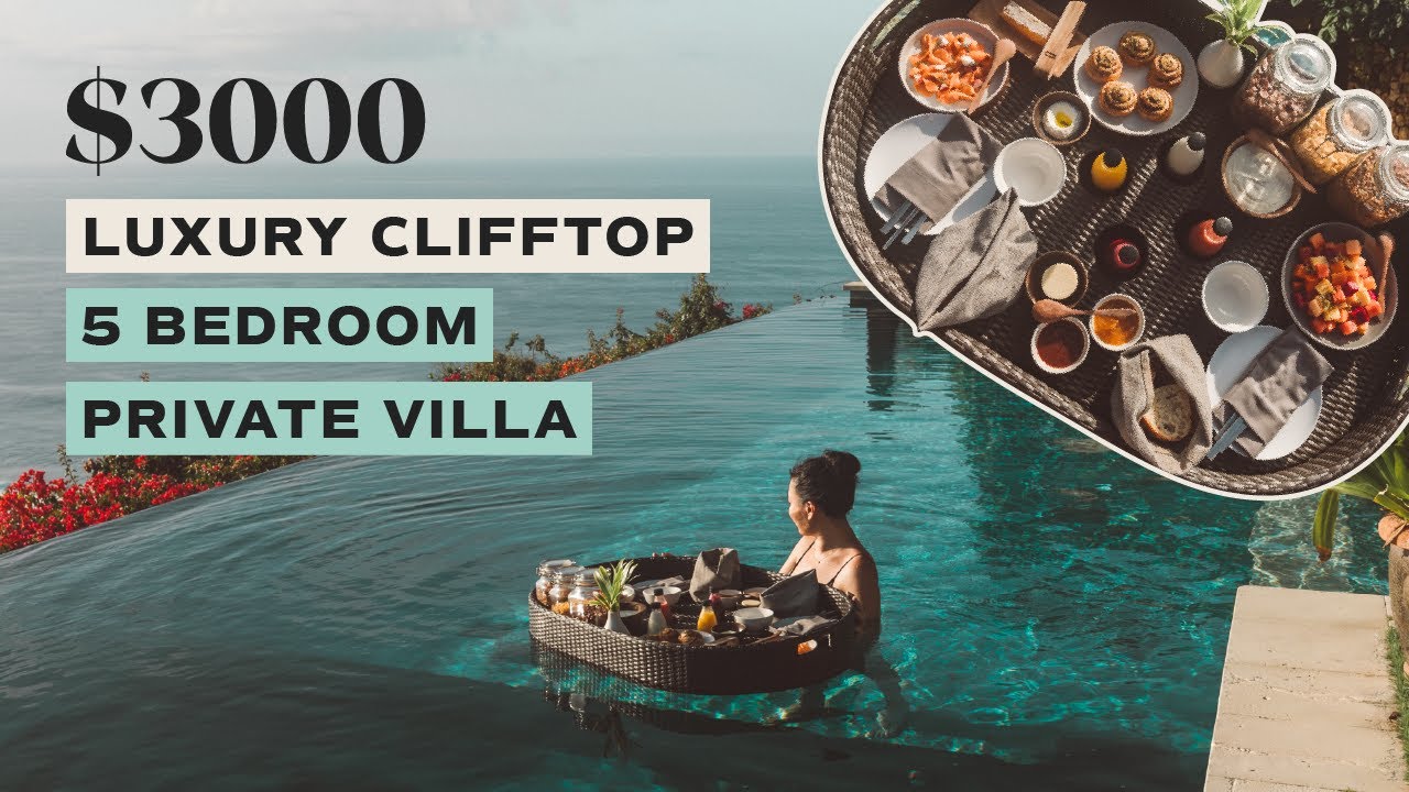 Having Floating Breakfast in a $3000 per night private infinity pool ...