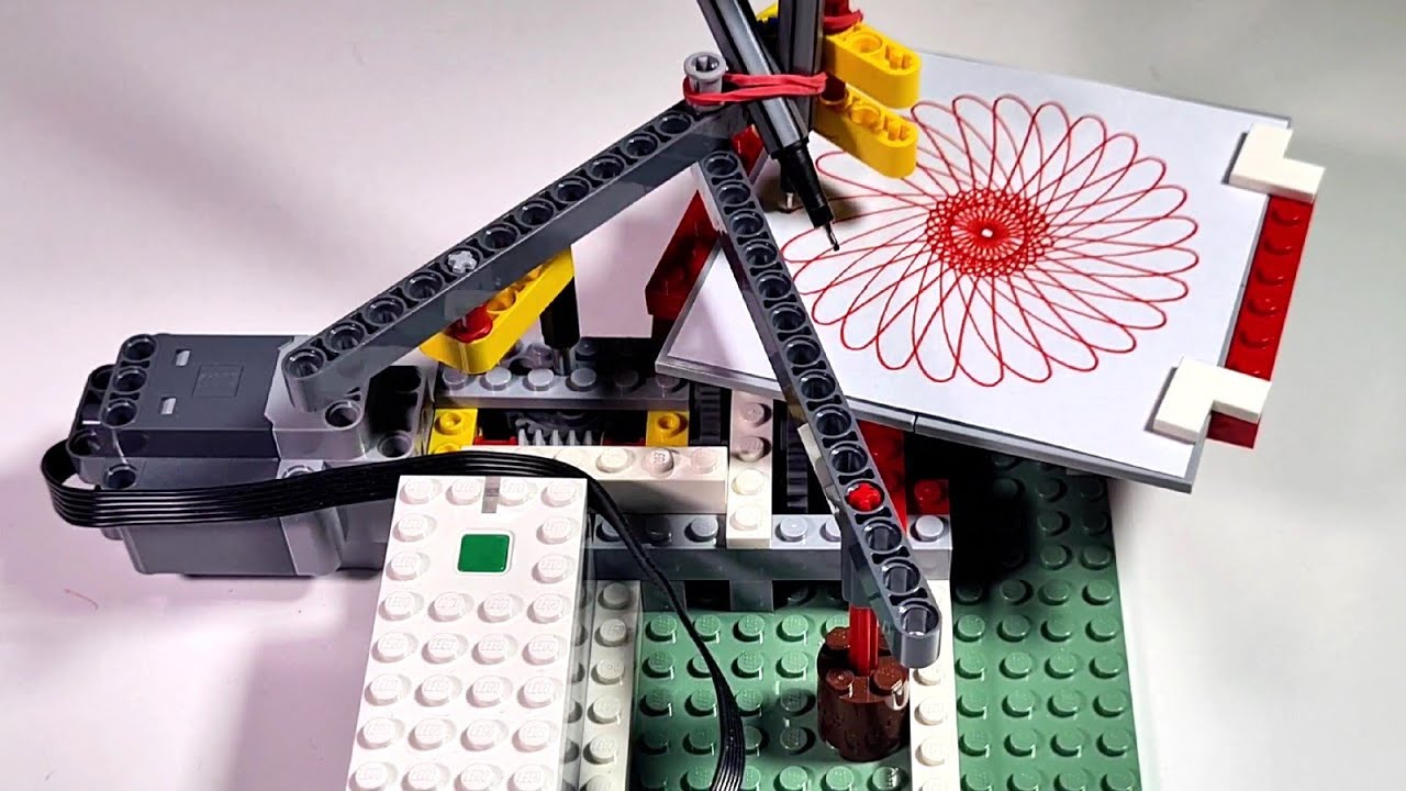 Unglaublich: Baue eine Lego Spirograph-Maschine und zeichne Kunst ...