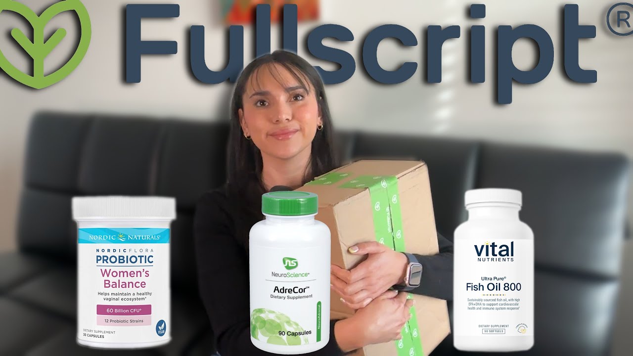 UNBOXING-FULLSCRIPT SUPPLEMENTS - YouTube