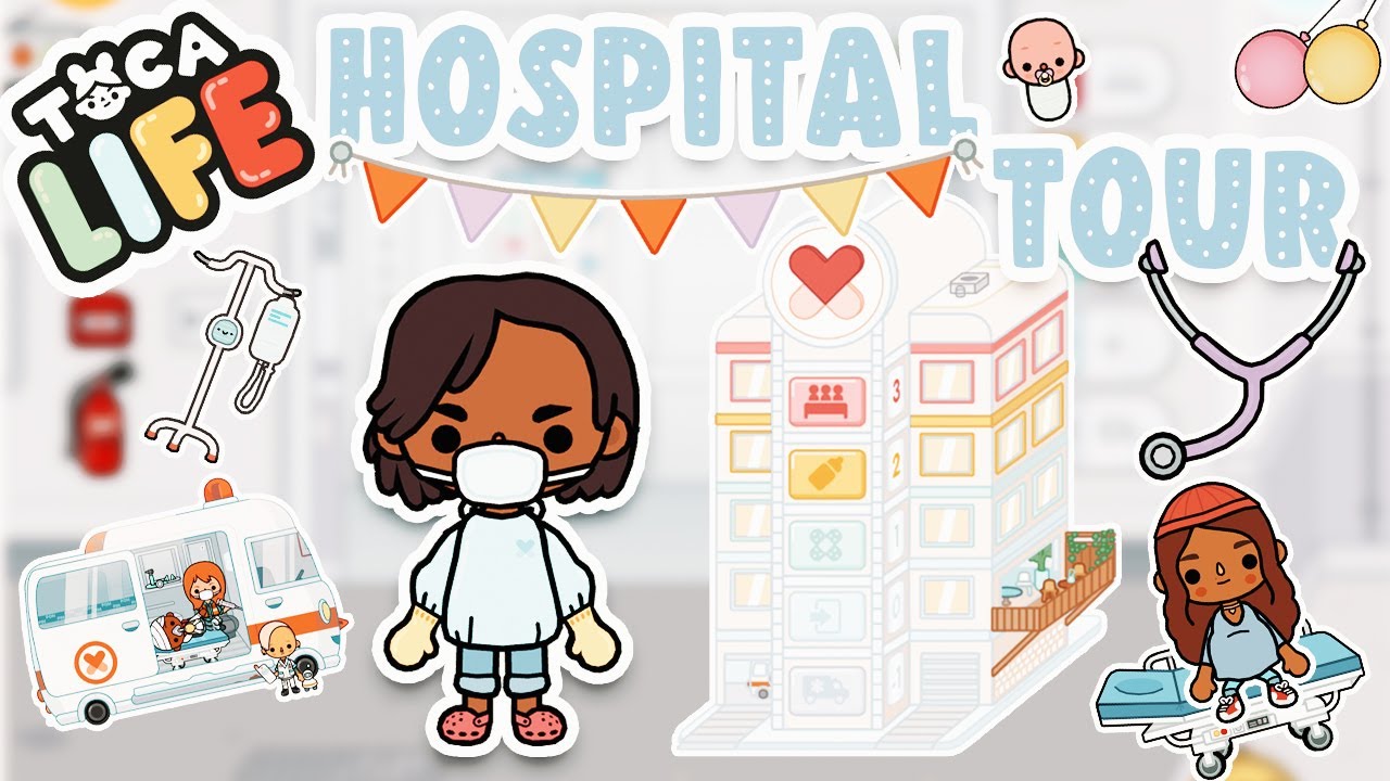 Building a Hospital & Tour | Aesthetic Toca Life World | The Toca Life ...