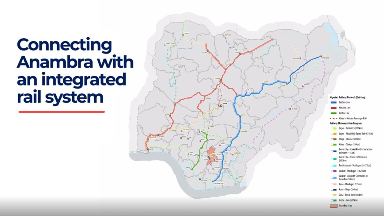 Connecting Anambra with an integrated rail system - YouTube