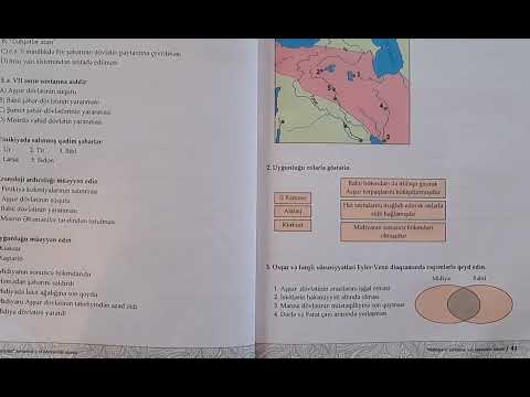 6-ci sinif DİM#Ümumi tarix, II Bölmə, C və D variantları