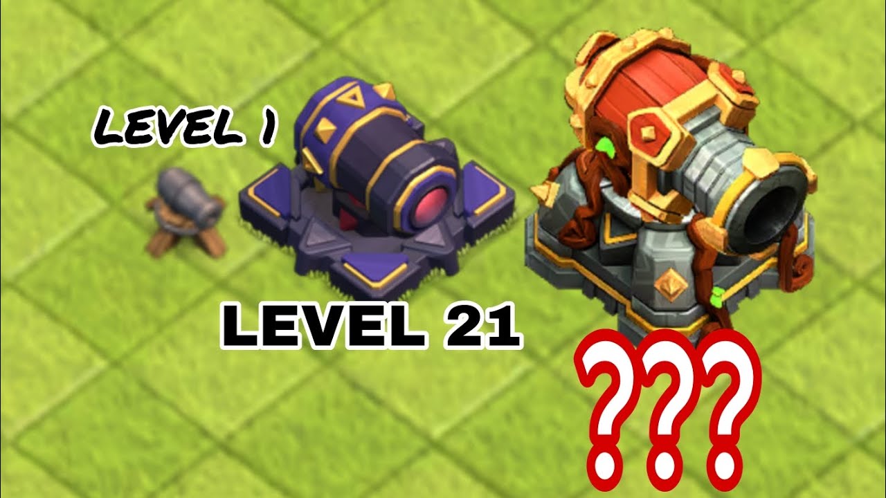 CLASH OF CLANS | CANON LEVEL 1 TO MAX - YouTube