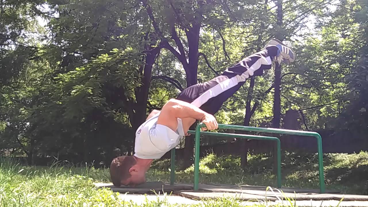 bodyweight training - Deep handstand push ups - YouTube