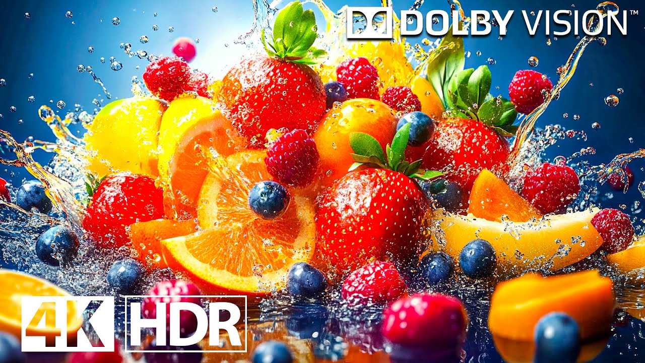 Finest Fruit in Dolby Vision - Best HDR 4K Video ULTRA HD 120FPS - YouTube