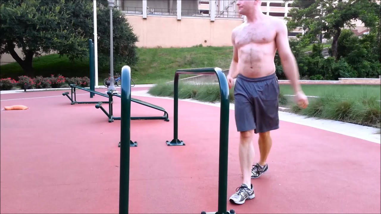 Parallel bar Handstand - YouTube