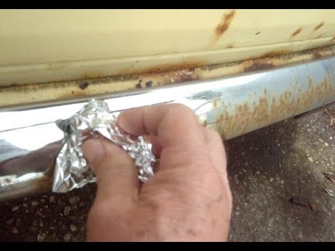 Rusty Chrome? Try this. Quick, cheap and no scratches! Surprisingly effective. How to clean ...