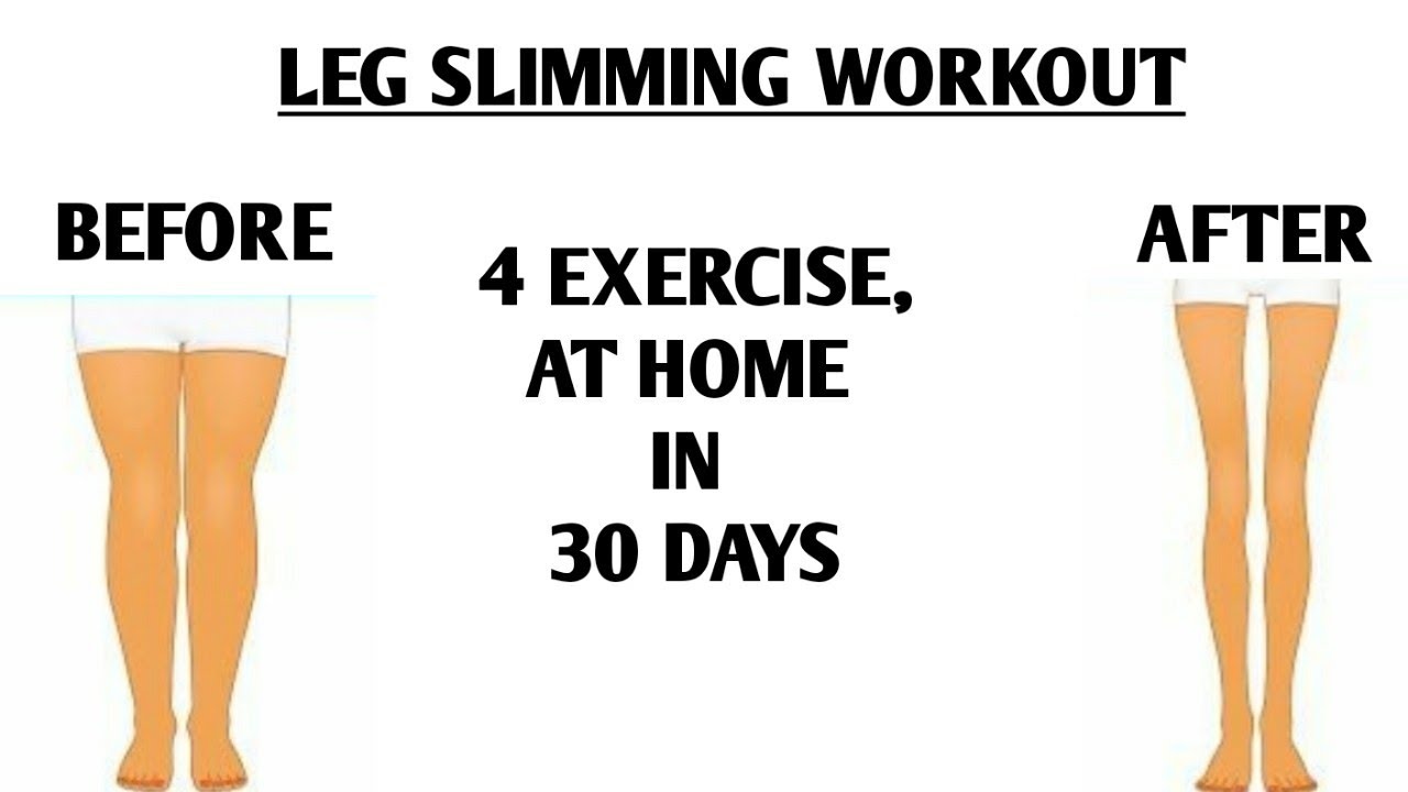 How to do legs slim at home / Legs slimming exercises / Slim legs - YouTube