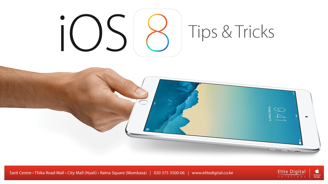 30 iOS 8 Tips & Tricks for iPad | Kenya - YouTube