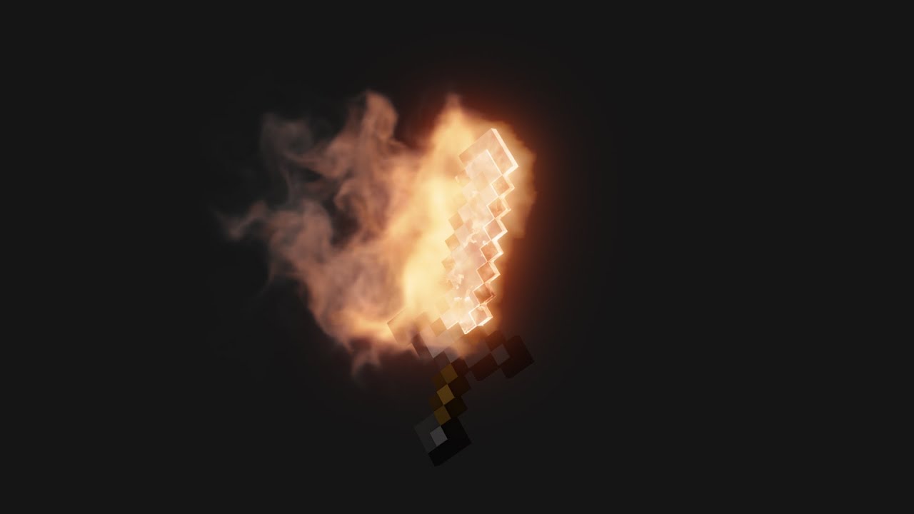 Minecraft & Physics | Fire Simulation Test | Blender Showcase - YouTube