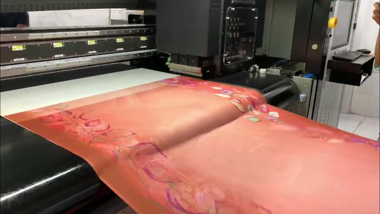 High speed Digital textile printing machine - YouTube
